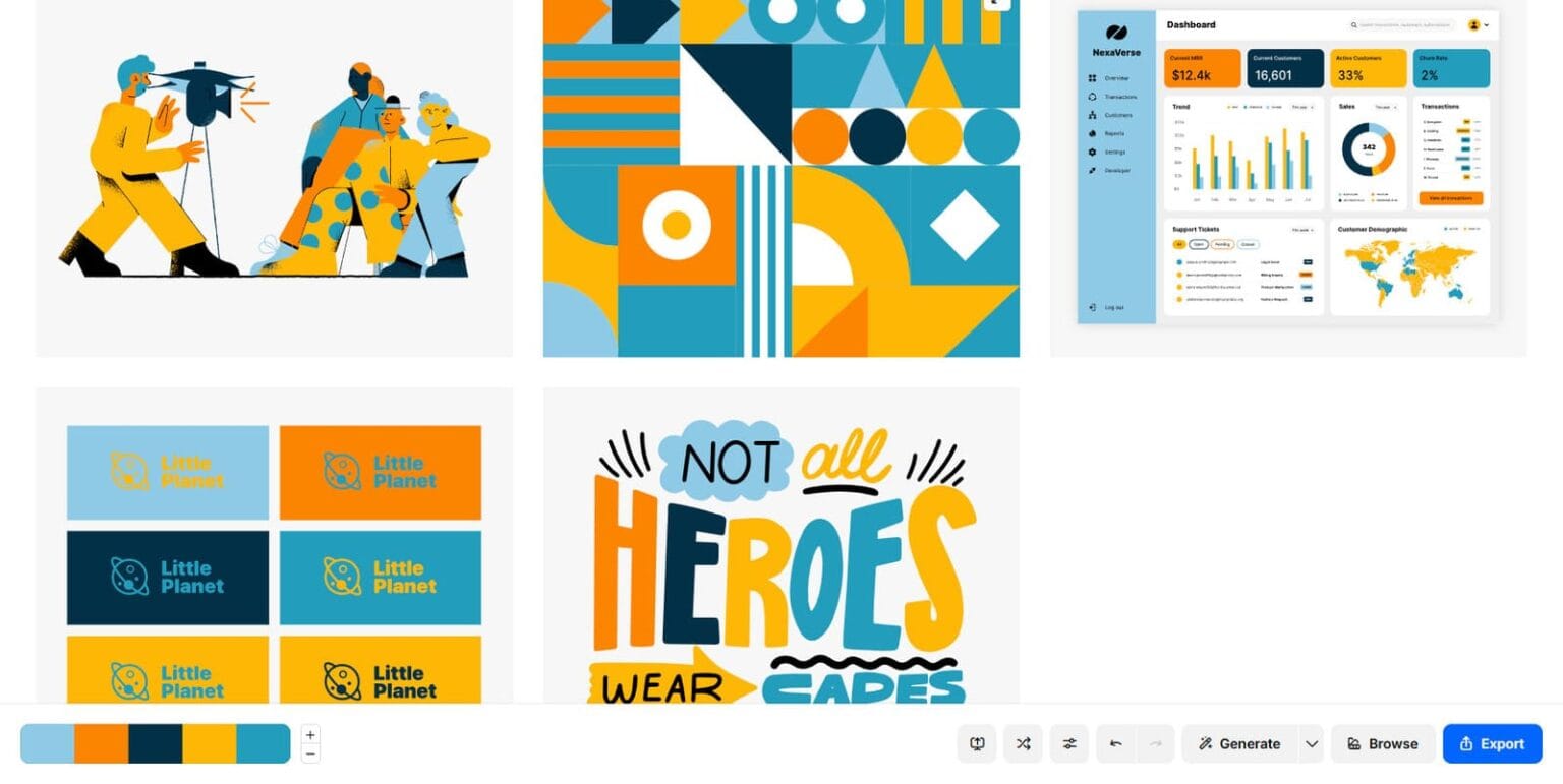 利用者500万人超！話題の配色ツール「Coolors」 - CreateBit